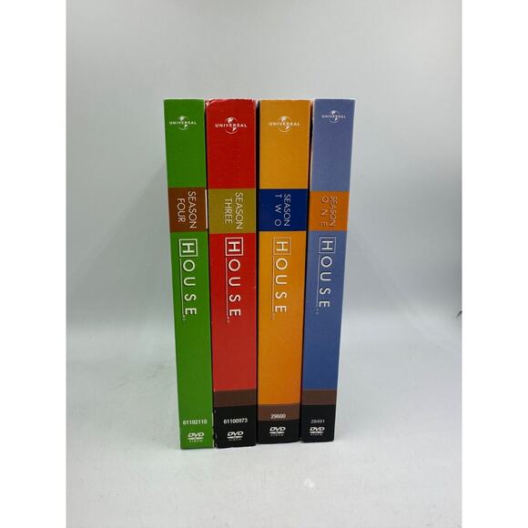 Media | House Md Tv Series Complete Seasons 1234 Dvd Lot Vg Hugh Laurie ...